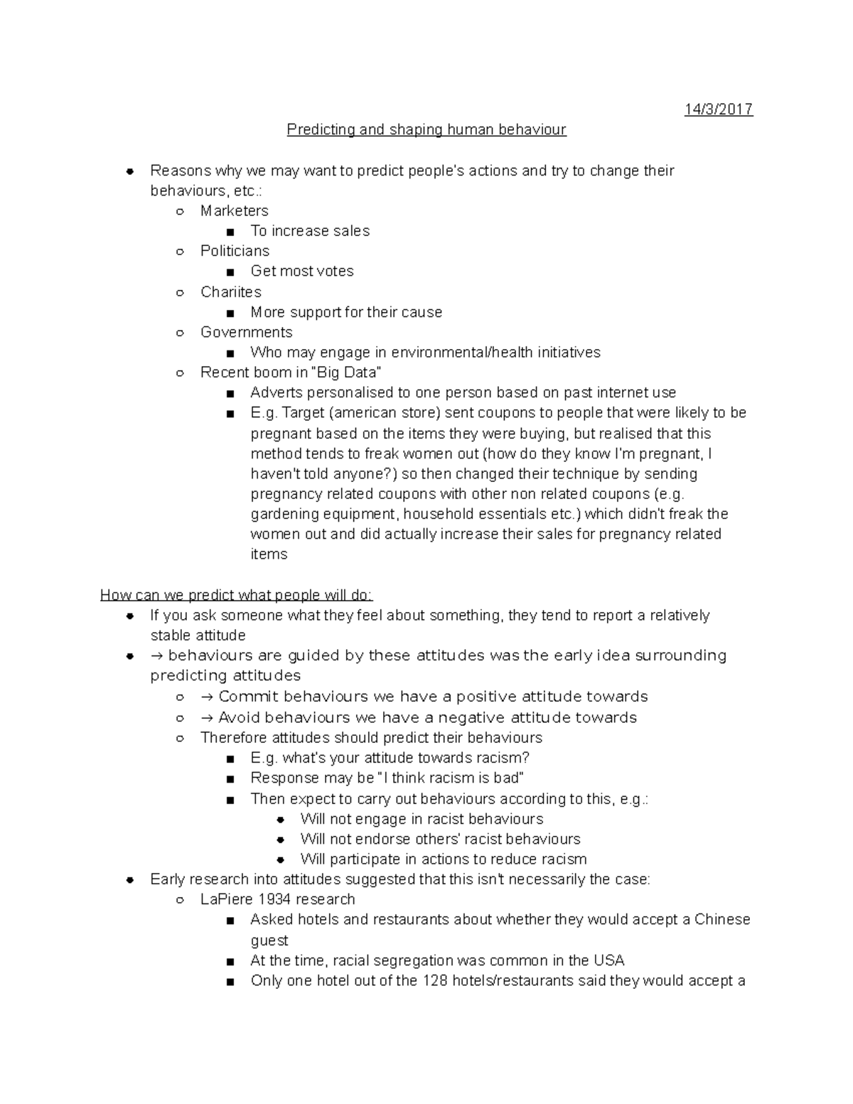 9. Predicting and shaping human behaviour & Judgement and decision ...