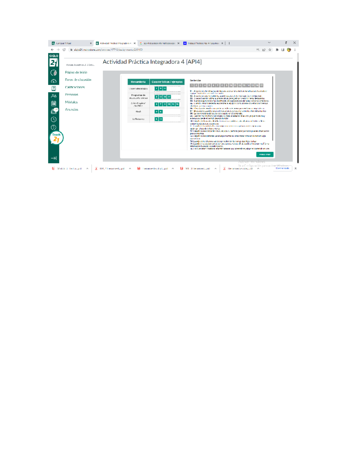 Api 4 - Api 4 Recursos Informaticos - Studocu