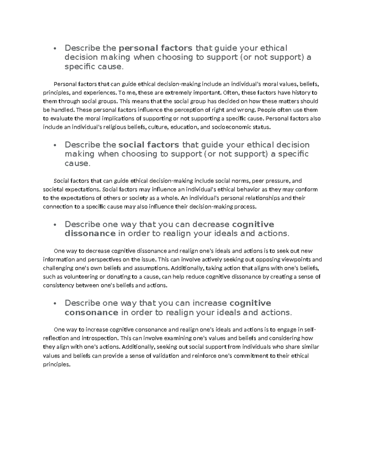 Psy 491 Module Three Journal Activity - Describe the personal factors ...