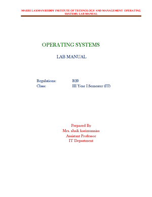 Os Module 1 - Syllabus - VTUPulse OS-MODULE I What is an Operating ...
