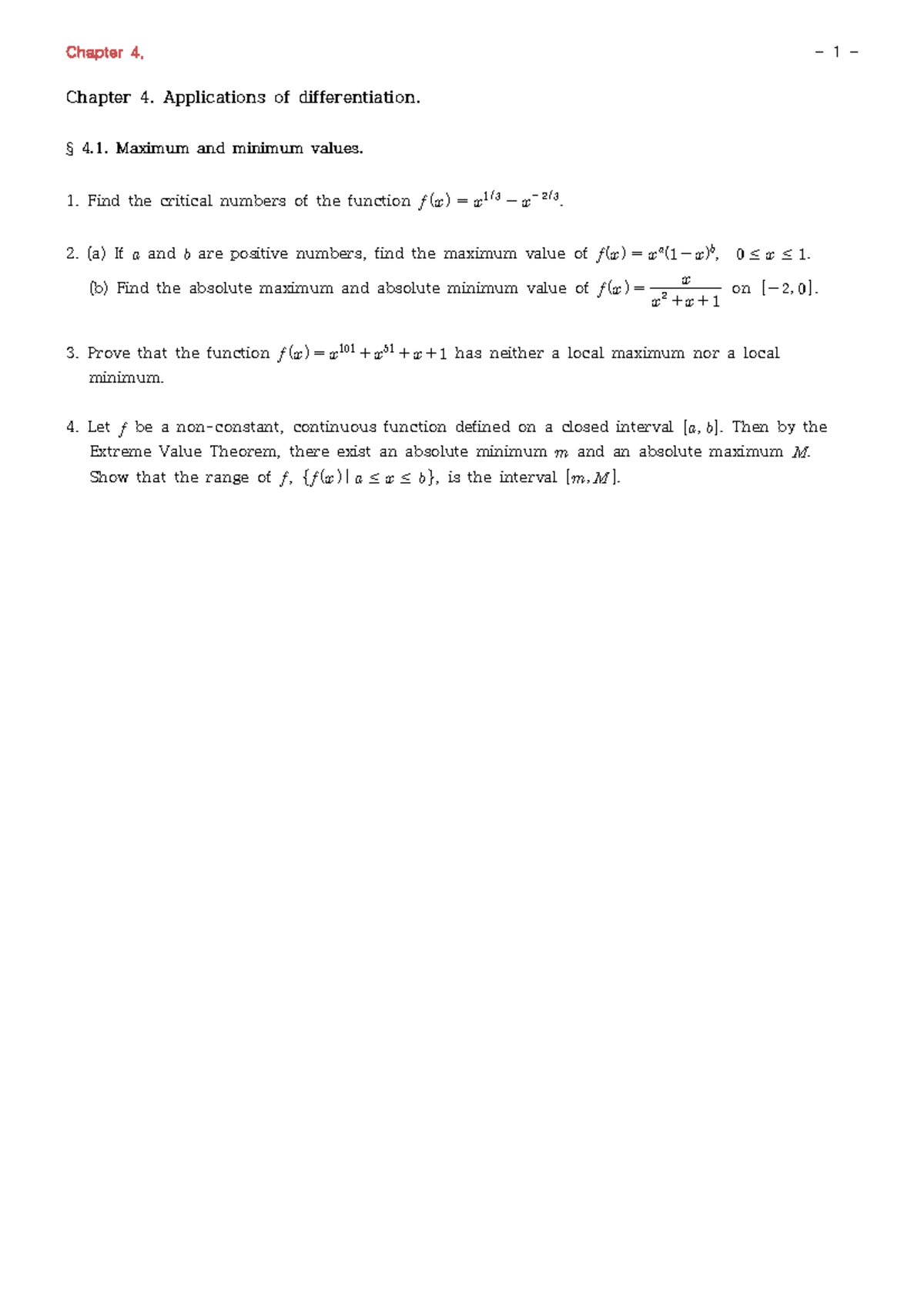 Chap 4 - 프셋 문제입니다. - Chapter 4. - 1 - Chapter 4. Applications of ...