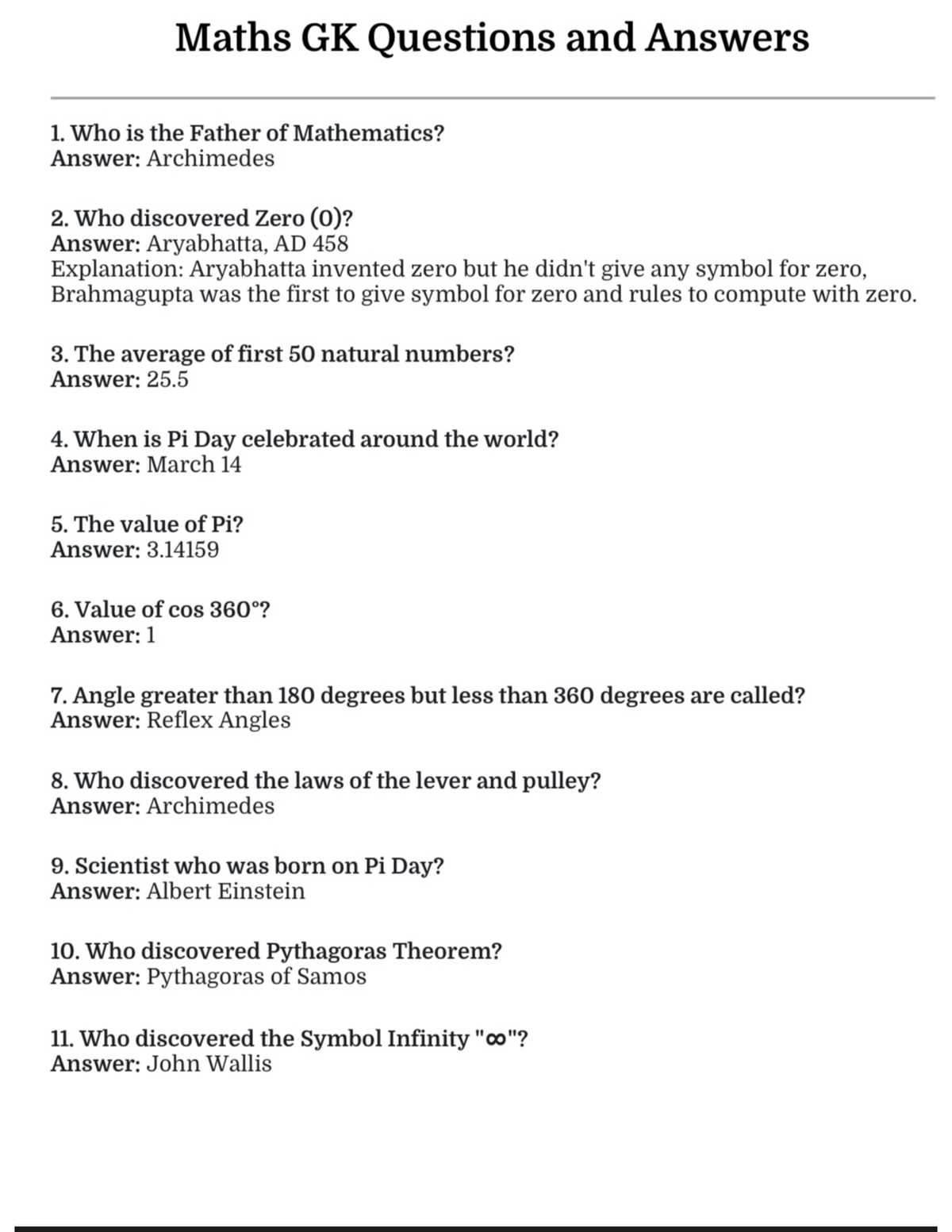 Mathematics question and answer - Studocu