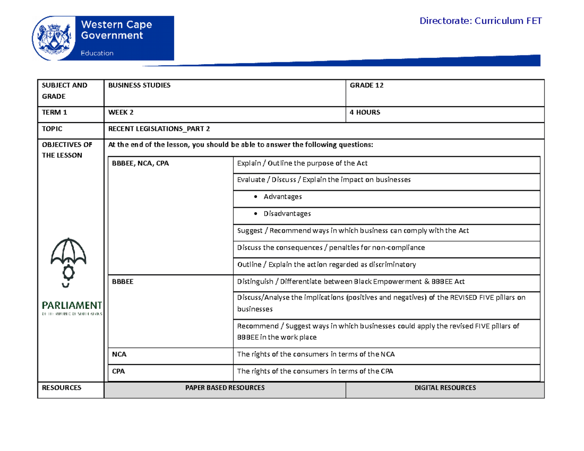 2021-Gr-12-BSTD-Week-2-Recent-legislation-Part-2 Finals - Directorate ...