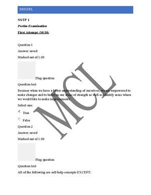NSTP - QWEWQE - NSTP 1 BY; JAYSON C. LUCENA ALL IN SOURCE Question 1 ...