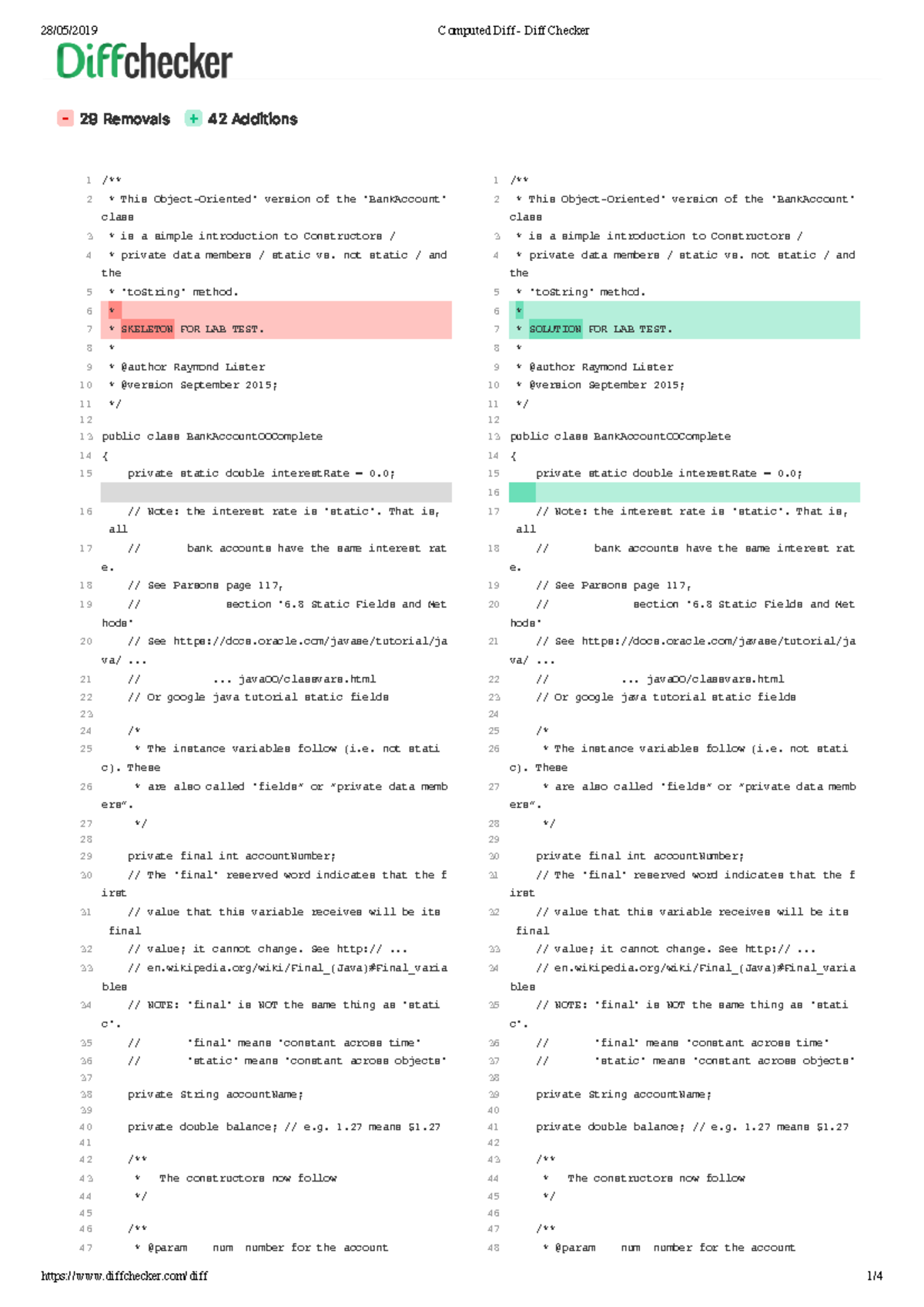 Computed Diff - Diff Checker - Copy - 1 1 2 2 3 3 4 4 5 5 6 6 7 7 8 8 9 ...