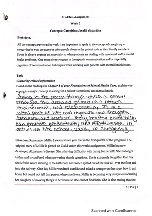 180 Week 5 - assignment - NUR 180 - Studocu