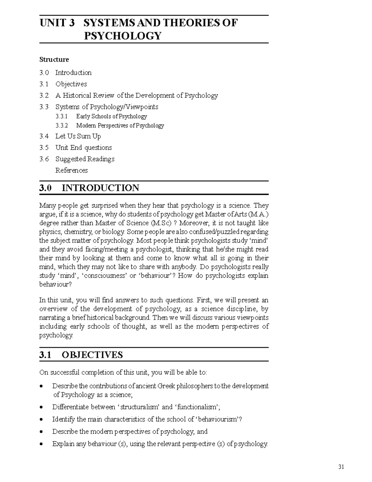 B.Ed 2nd Semester Notes - UNIT 3 SYSTEMS AND THEORIES OF PSYCHOLOGY ...