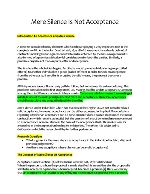 An Overview of Section 56 of The Indian Contract Act - â€”An agreement ...