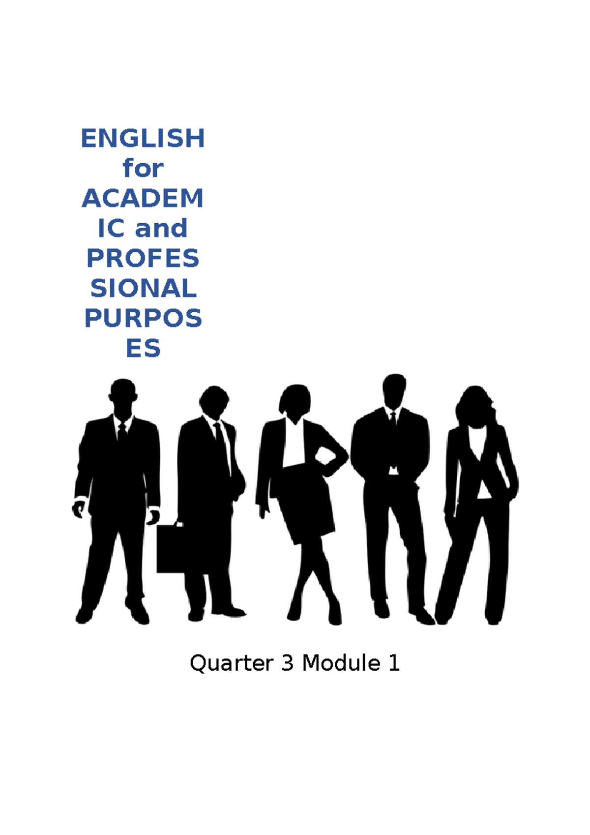 Q3 Mod1 EAPP - English for Academics - Quarter 3 Module 1 ENGLISH for ...