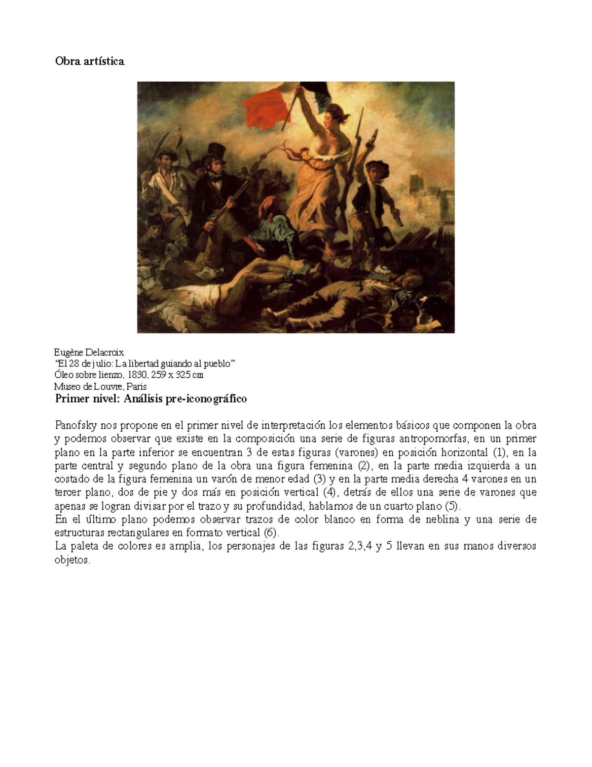 Analisis-iconografico-iconologico resumen descriptivo para analisis de ...