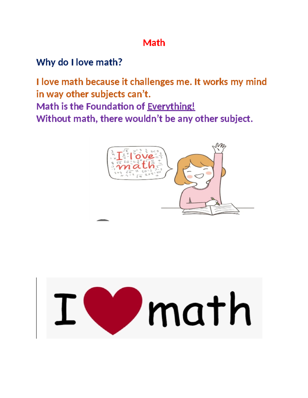 713788104 Math Writing Document - Mathematical Analysis 2 - Math Why do ...