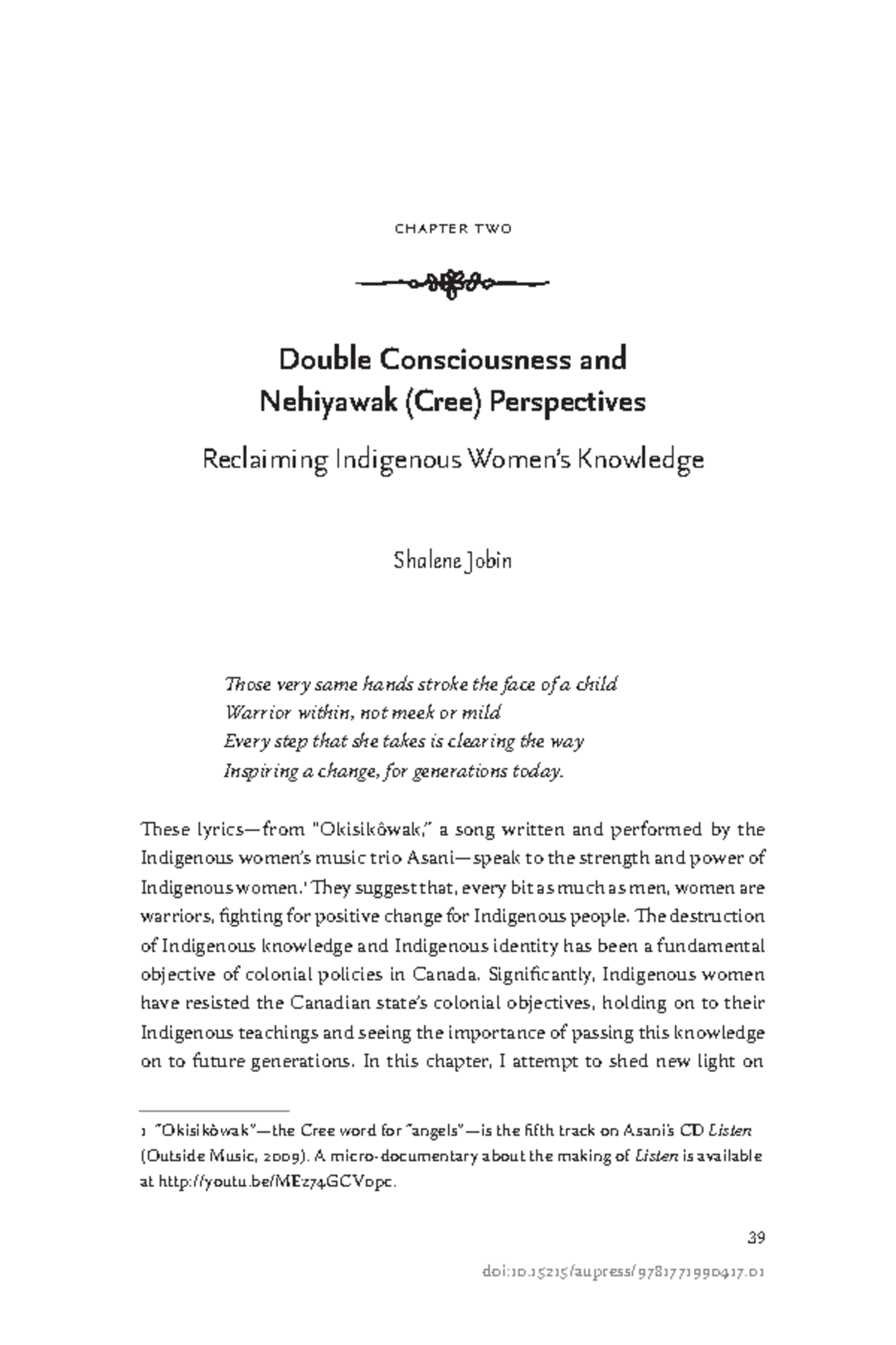 Living on the land 49-68 - 39 chapter two Double Consciousness and ...