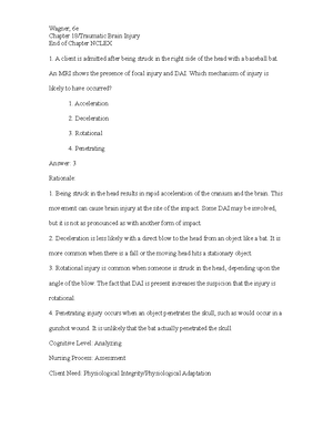 Week 5- SIRS, Sepsis, MODS AND Palliative CARE - Inflammation is a ...