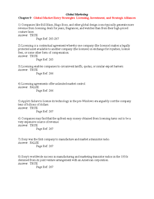 Ch15 Global Marketing and The Digital Revolution Test - Global ...