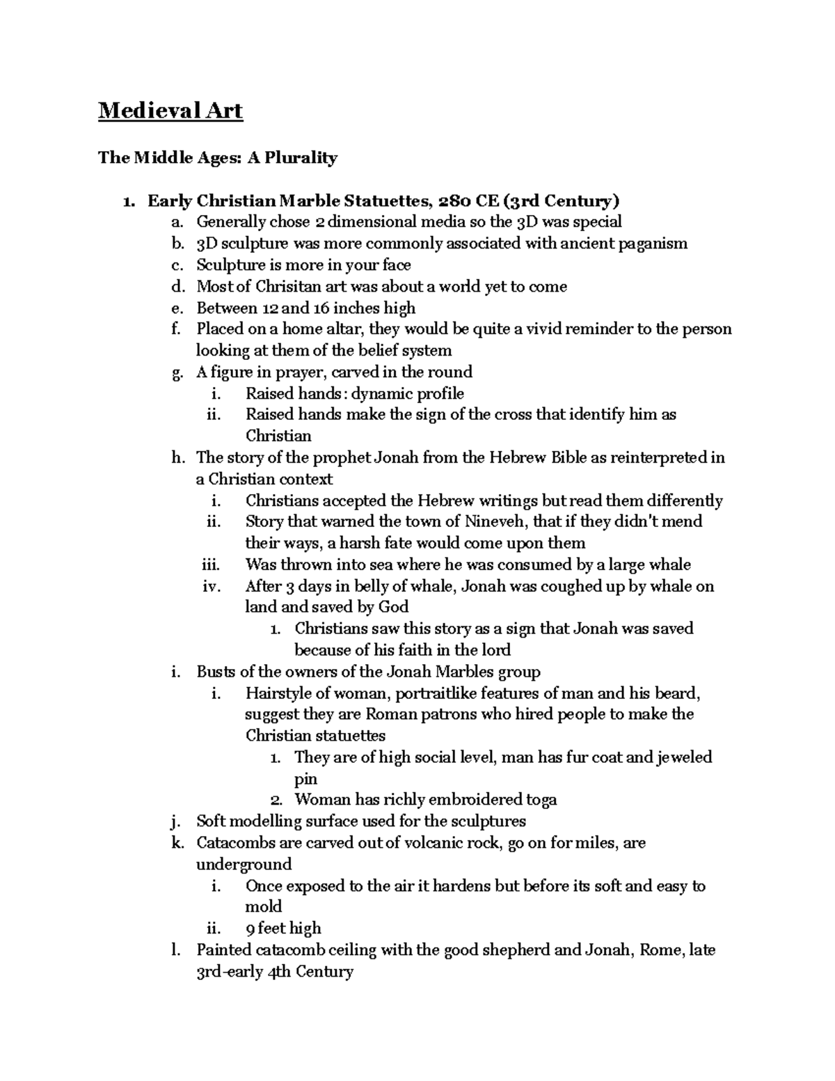 Art History Notes Section 3 of the Semester for the Final paper and ...