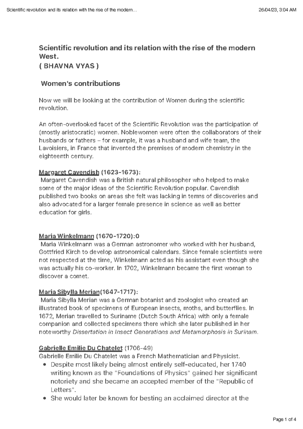 Scientific revolution and its relation with the rise of the modern ...