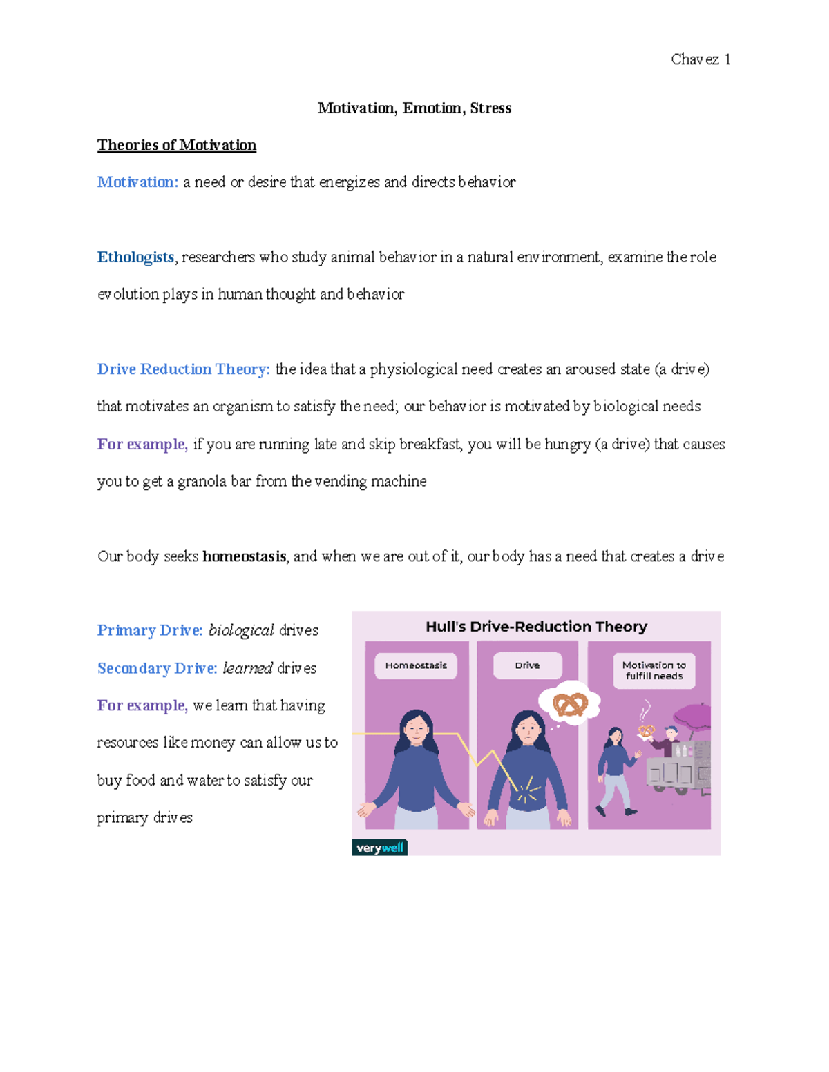 Motivation, Emotion, Stress - Motivation, Emotion, Stress Theories of ...