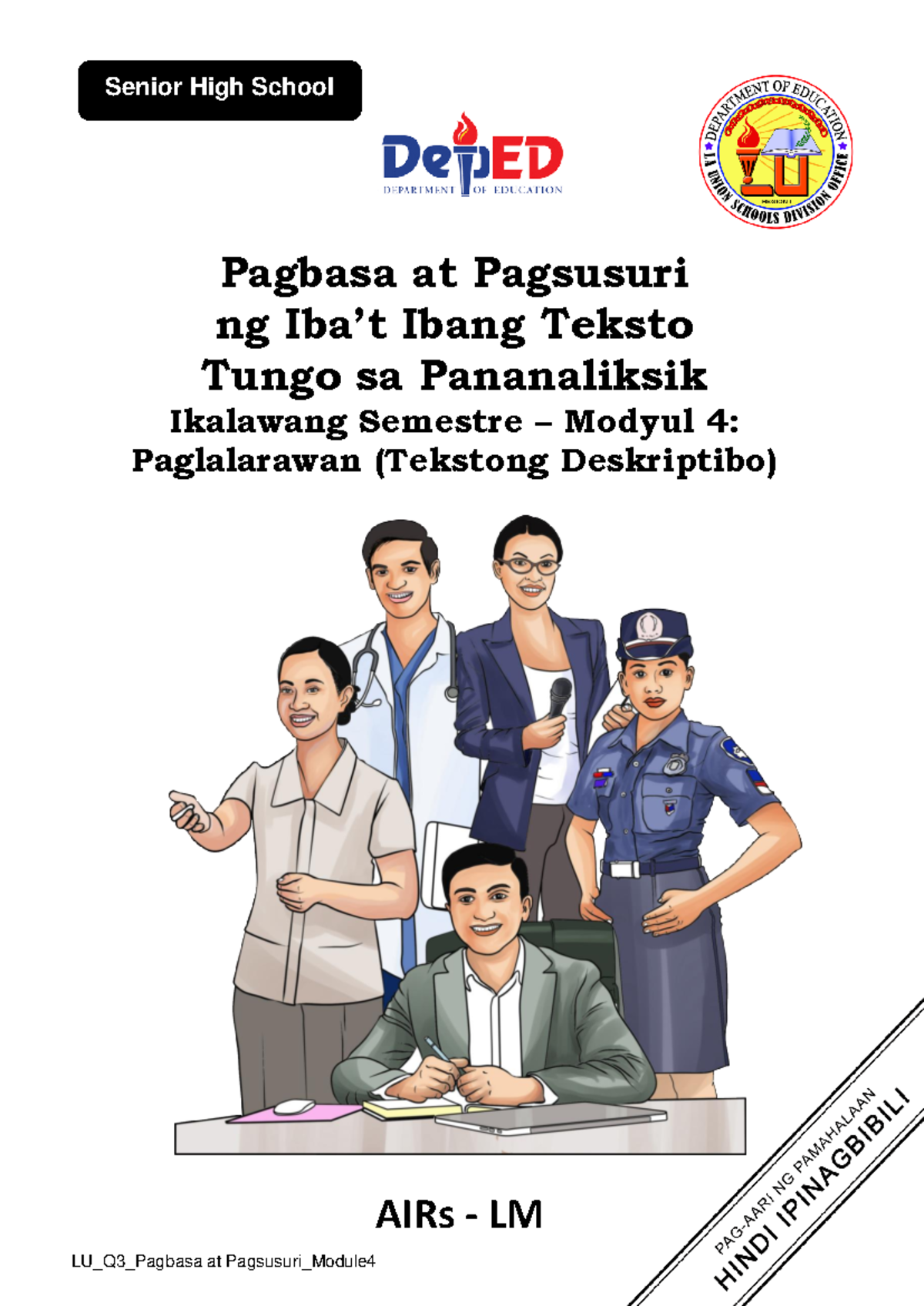 Copy of Pagbasa Mod 4 - Pagsulat module - i Pagbasa at Pagsusuri ng Iba ...