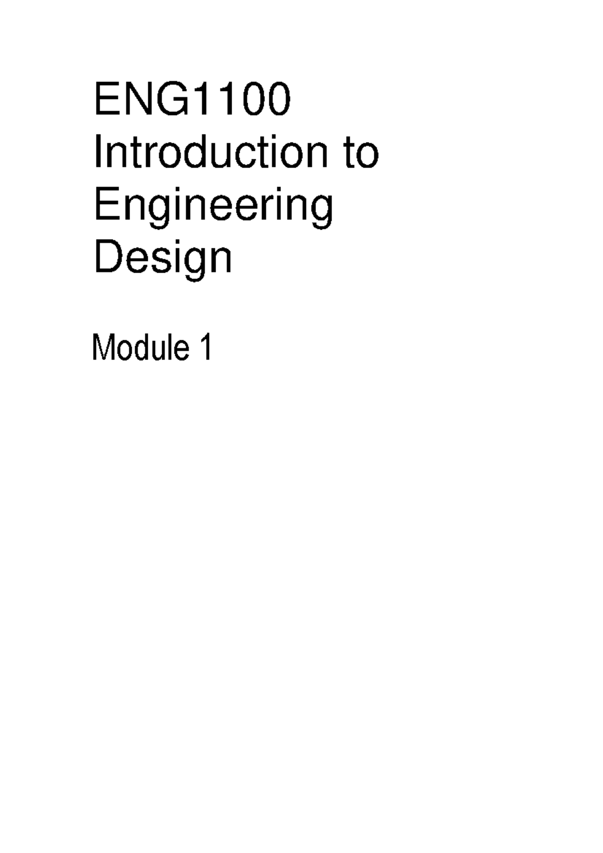 Studybook 01 - Studt book with course notes - ENG Introduction to ...