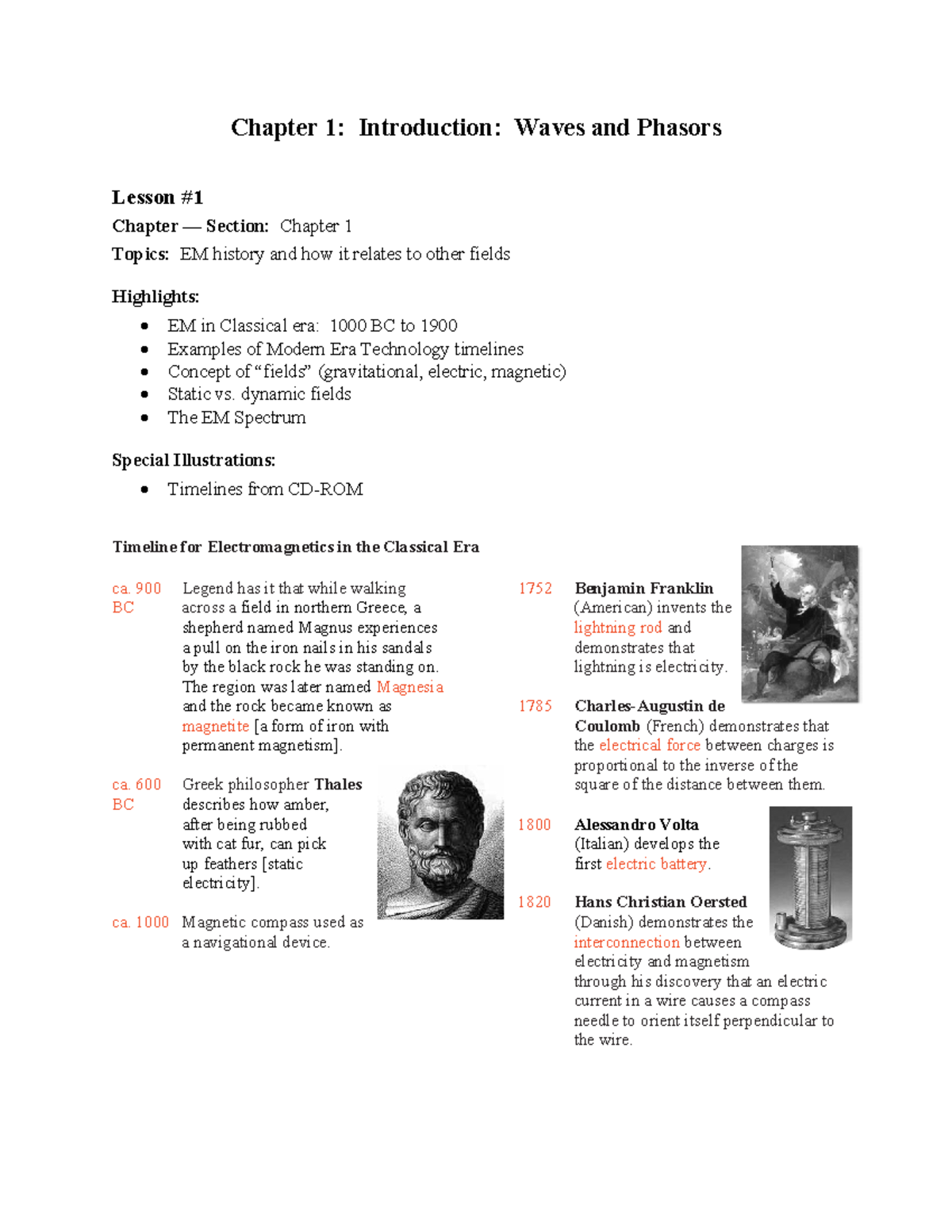 Ulaby의 전자기학 7판 솔루션 챕터1 - Chapter 1: Introduction: Waves and Phasors ...