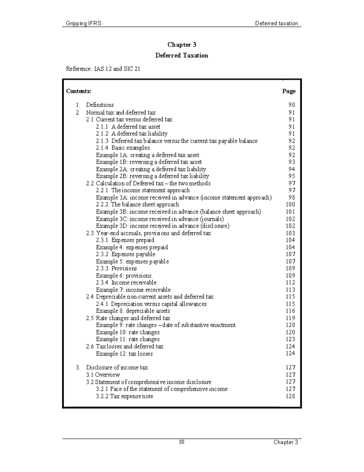Def Taxation Gripping-2 - Chapter 3 Deferred Taxation Reference: IAS 12 and SIC 21 Contents ...