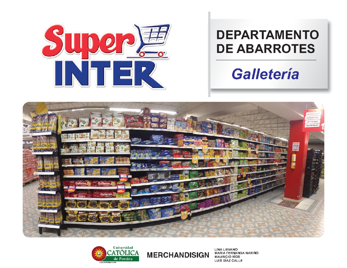 Merchandising - Estudio del surtido en Supermercado Super inter ...