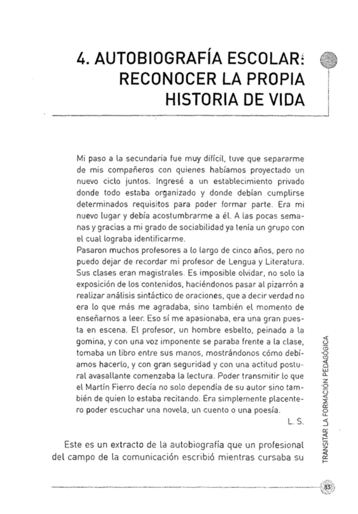 Rebeca Anijovich-Cap.4- Autobiografía escolar. Conocer la propia ...