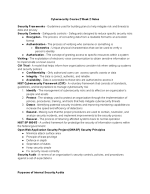 Cyber Security Course 1 Week 2 Notes - CyberSecurity Course 1 Week 2 ...