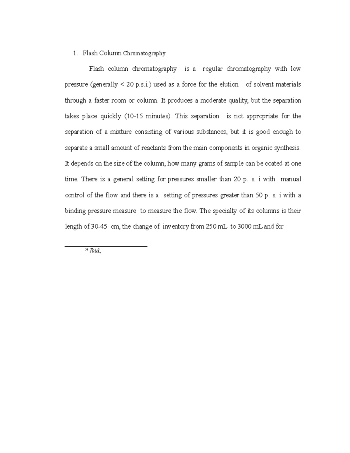 Flash Column Chromatography - Flash Column Chromatography Flash column ...