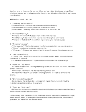 [Solved] provide example of redemption statement - Land Law I (LAW 504 ...