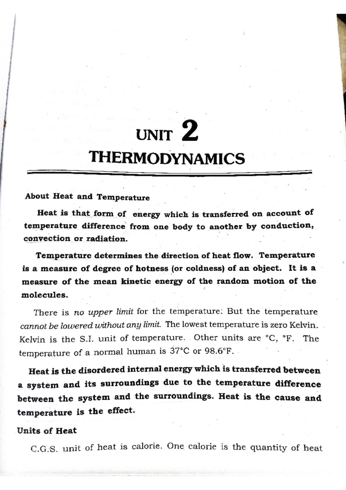 Chapter 2 thermodynamics - Thermodynamics, Statistical Physics & Basic Quantum Mechanics - Studocu