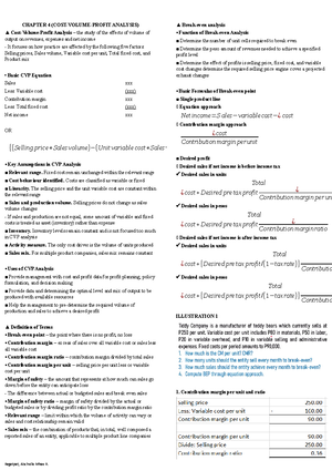 Strat Cost Chapter 2 - GDSFD - CHAPTER 2 (COST CONCEPTS, CLASSIFICATIONS AND COST BEHAVIOR ...