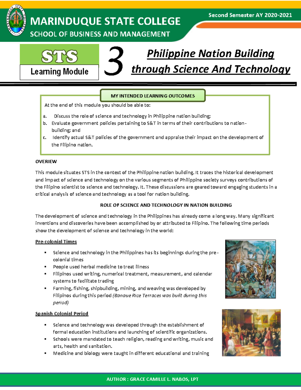 Module 3 Lecture Notes 1 MARINDUQUE STATE COLLEGE SCHOOL OF module-3-lecture-notes-1-marinduque-state-college-school-of