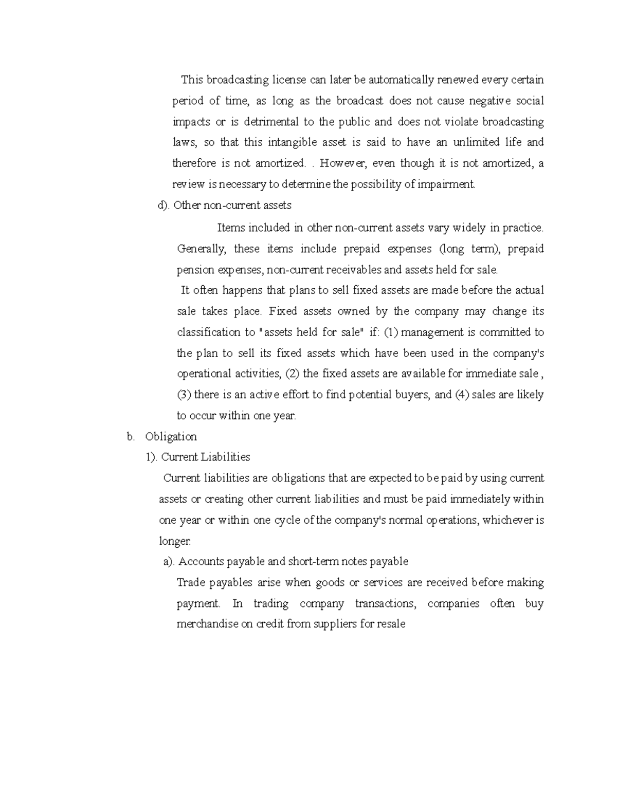 Accounting (1)-25 - learning - This broadcasting license can later be ...