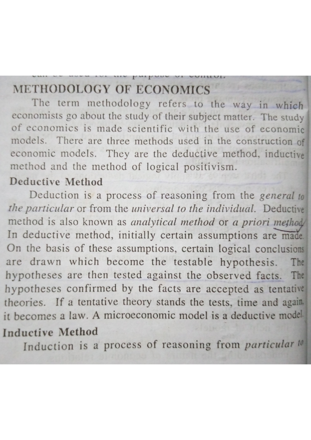 Methodology of economics pdf 26022022 203909 - BA Economics - Studocu
