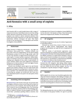 Dfir cheat sheet - XXXXXXXXXX - SANS DFIR Cheat Sheet - Studocu
