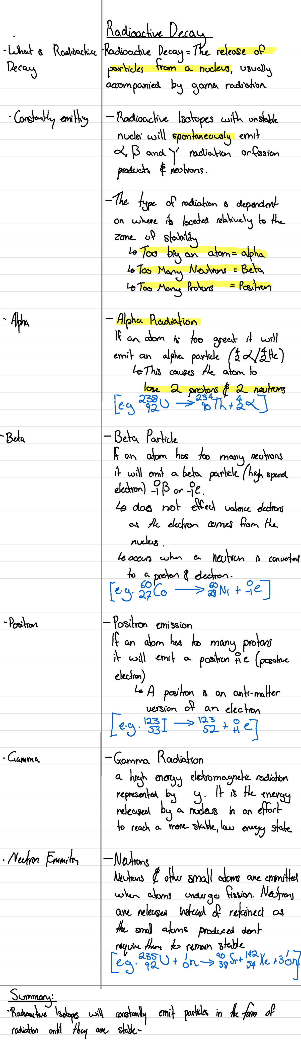 Radioactive Deccay - dsadsadsa - Radioactive Deray What is Radiative ...