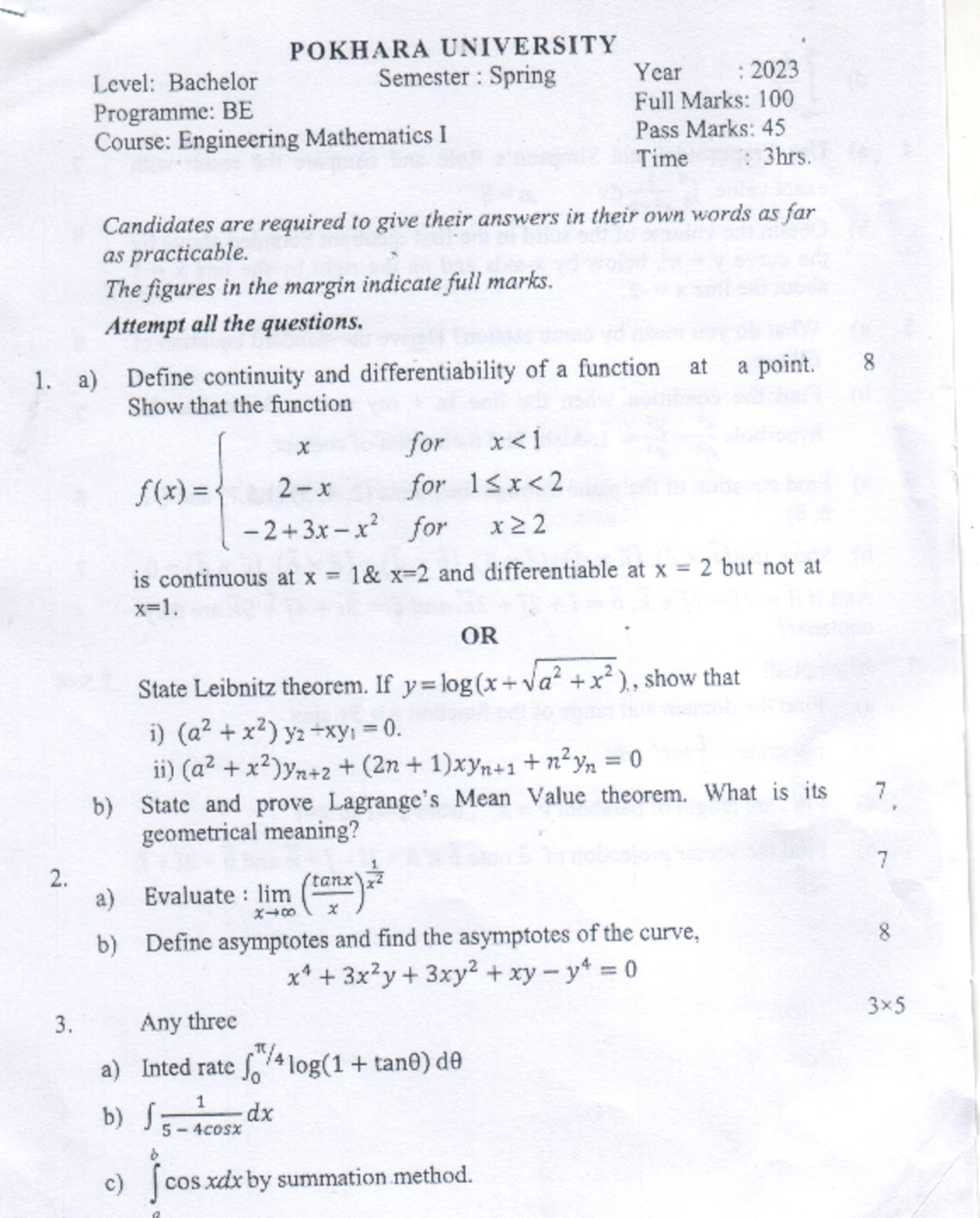 MTH 1 23-Spring - Syllabus of Calculus I 2022 - Studocu