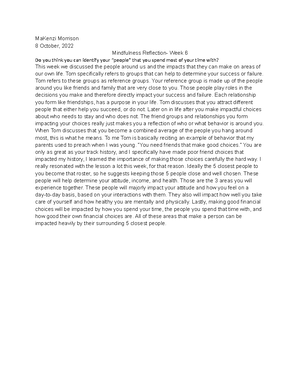 Week 5 Lab- Organic Chemistry.docx - MaKenzi Morrison OL Lab 9 ...