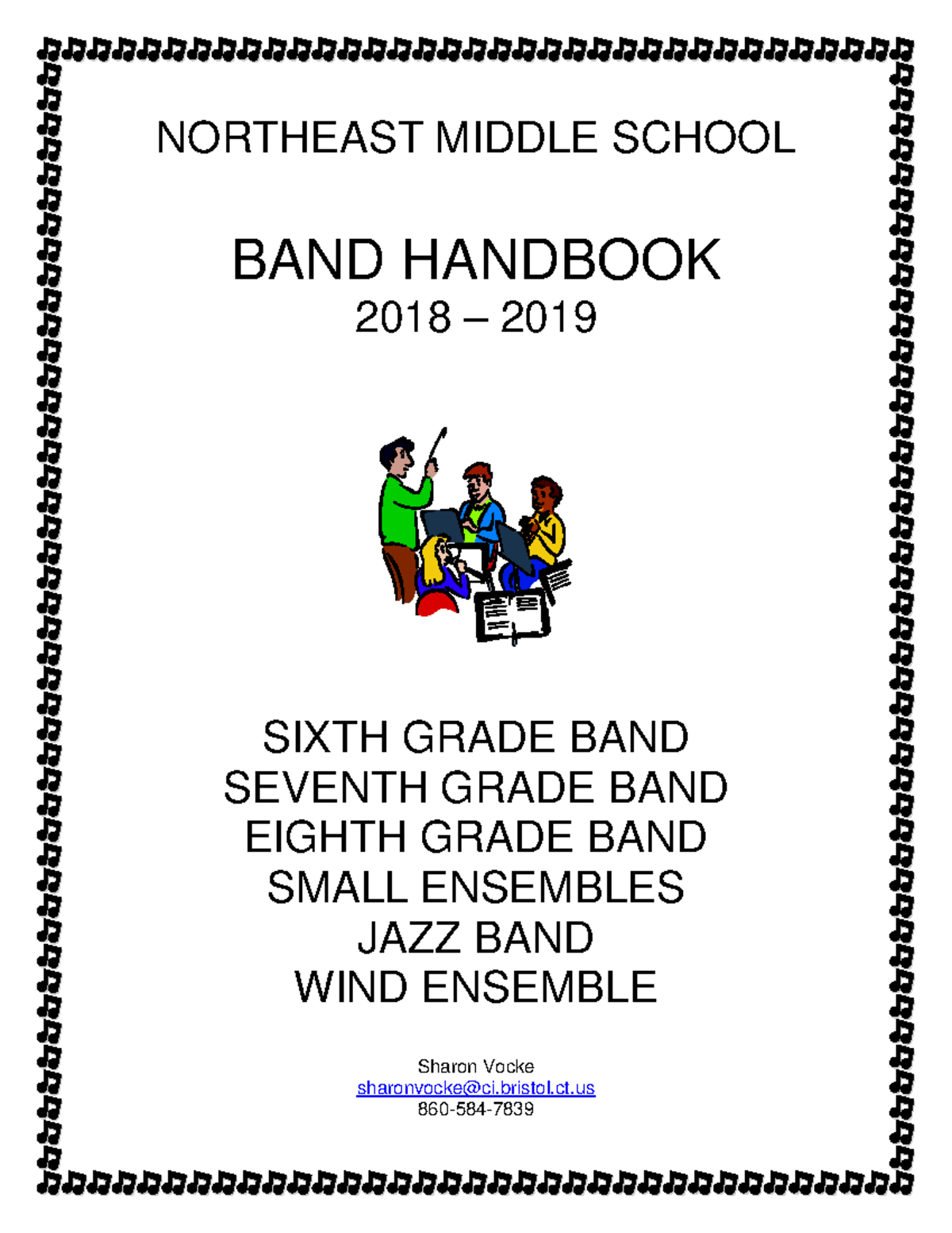 NEMS Band Handbook 18-19a - NORTHEAST MIDDLE SCHOOL BAND HANDBOOK 2018 ...