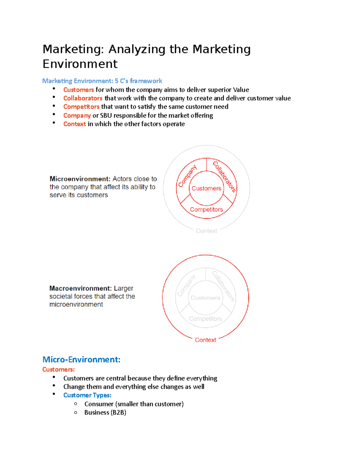 MARK 395 - Analyzing the Marketing Environment - Marketing: Analyzing ...