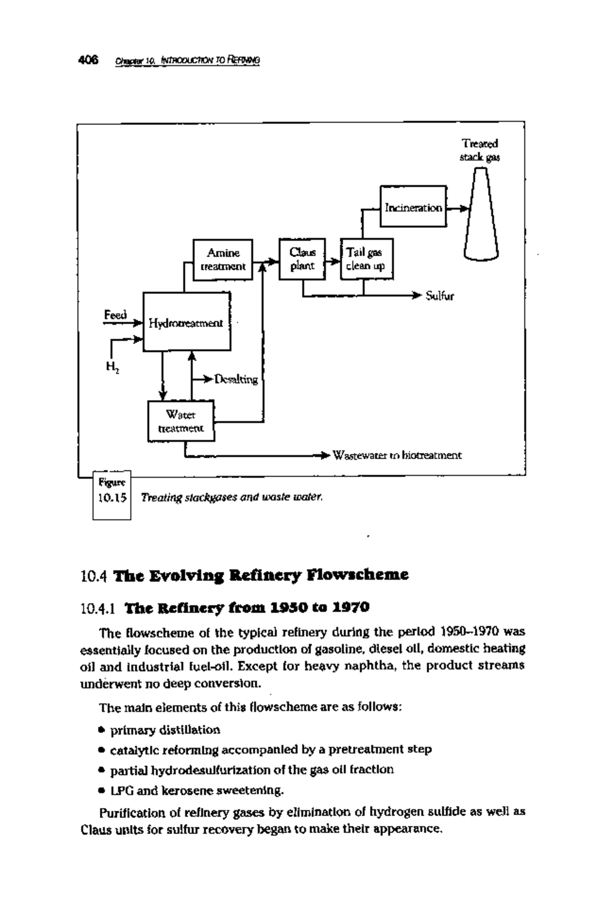 (Book Extract) Petroleum Refining Volume 1 - Treated zy stack gaszyx ...