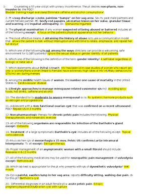 158 Postpartum Outline & Notes - NUR 158 Postpartum Outline & Notes ...