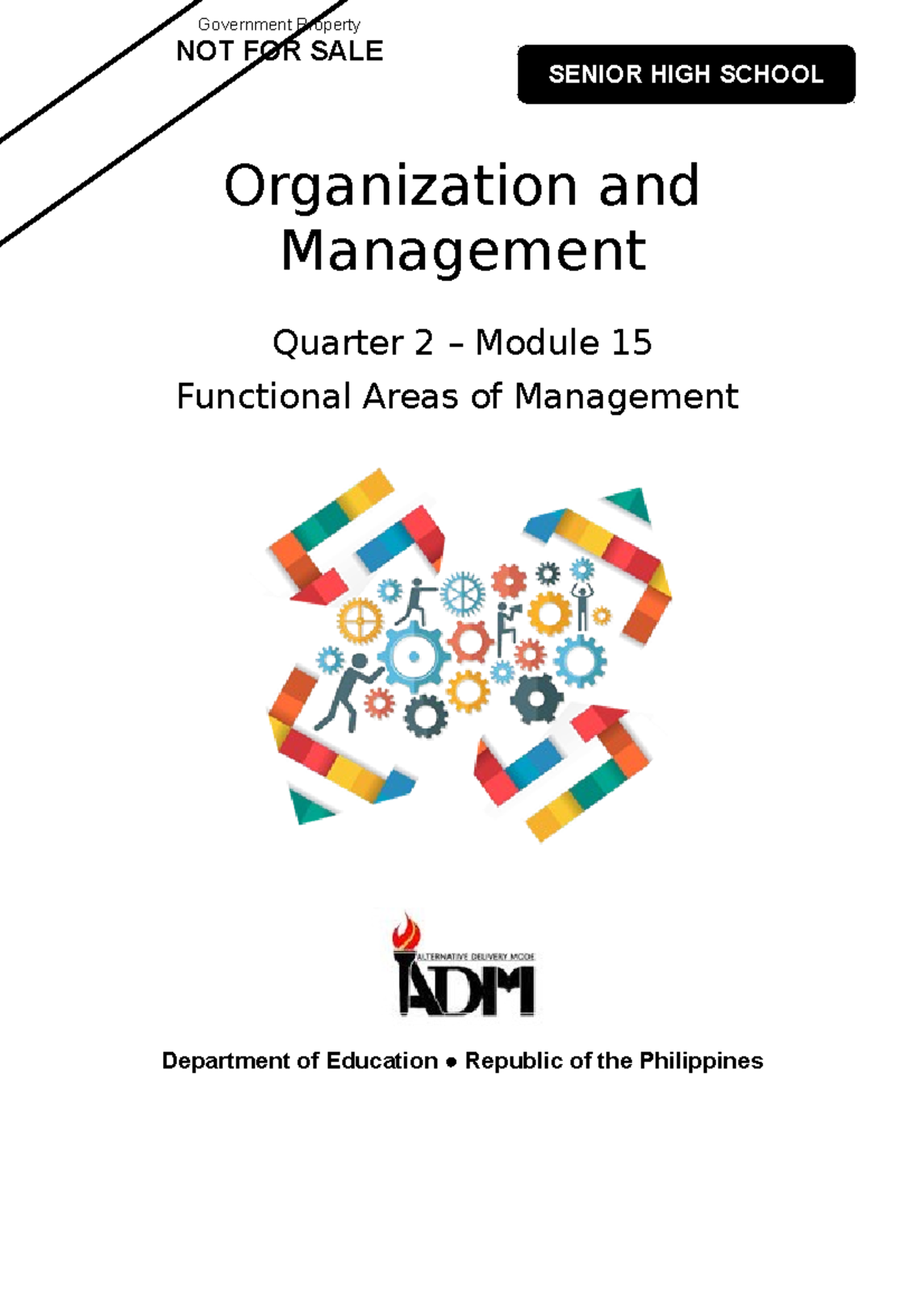 Organization Management 11 Q2 Mod15 functionalareasofmanagement v1 ...