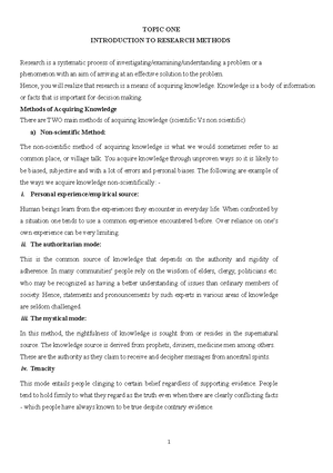 research methods intro - RESEARCH METHODOLOGY This pivotal chapter ...