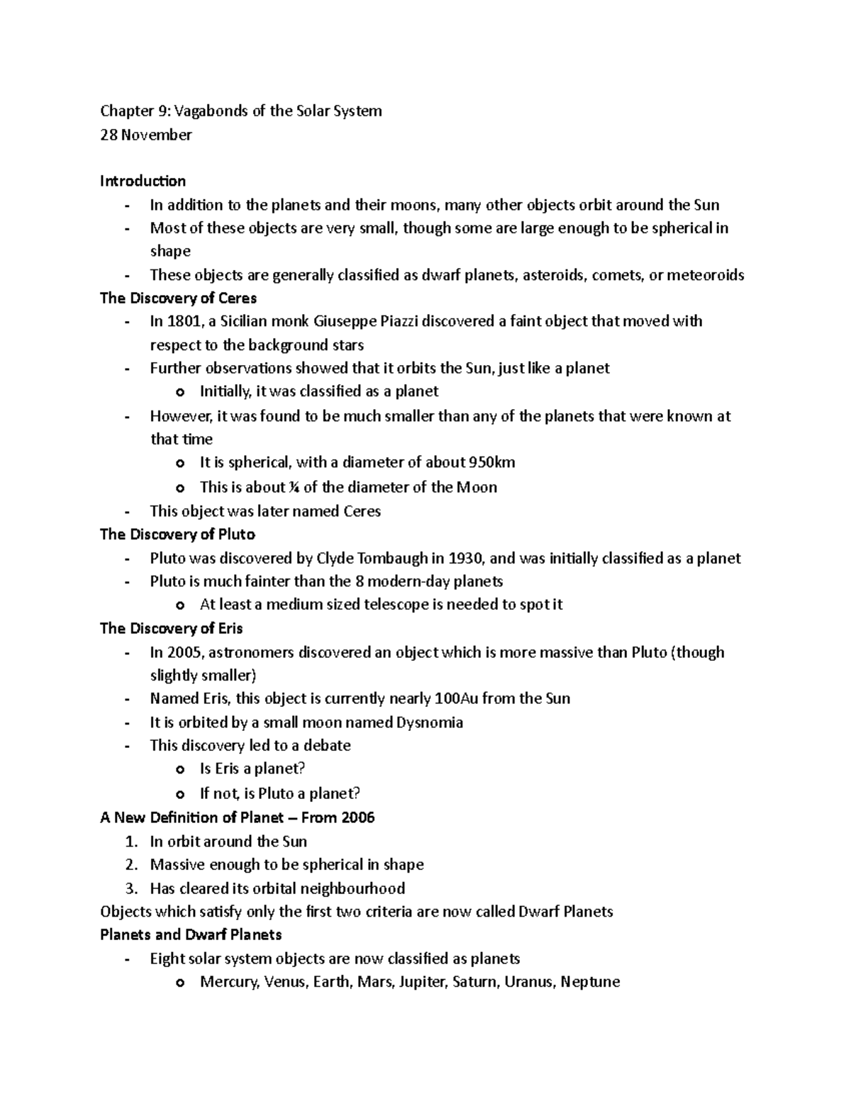 Chapter 9 Vagabonds of the Solar System - Chapter 9: Vagabonds of the ...