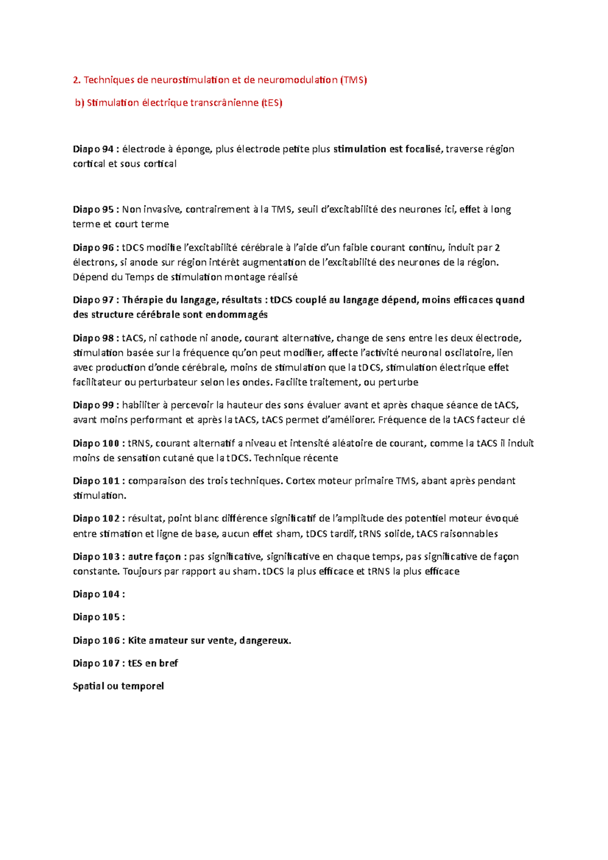 Module 3 Partie 3 - Note de cours. - Techniques de neurostimulation et de neuromodulation (TMS ...