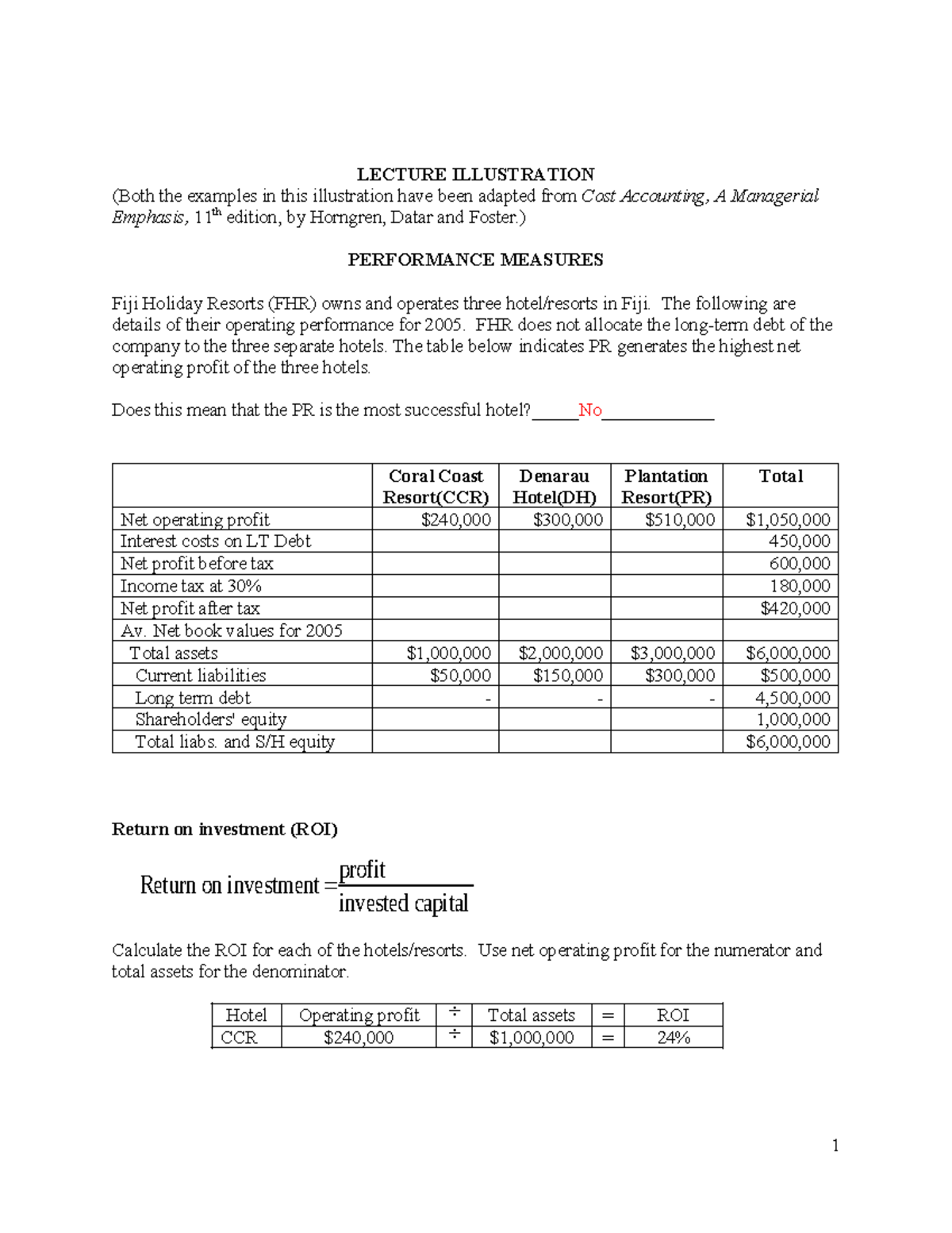 Lecture Illustration Solution - week 9 - LECTURE ILLUSTRATION (Both the ...