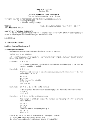 Components OF THE Curriculum - INSTRUCTIONAL MODULE IN EDUC 4 ...