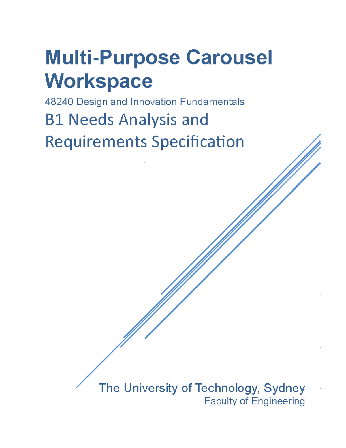 B1 Report - Grade: HD - Multi-Purpose Carousel Workspace 48240 Design ...